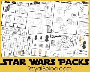 Free Star Wars Printable Packs → Royal Baloo