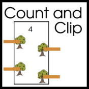 Clip and Count Clothespin Cards → Royal Baloo