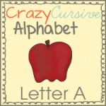 Aa is for Apple Crazy Cursive Alphabet → Royal Baloo