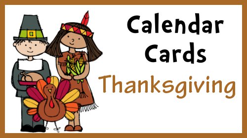 Thanksgiving Calendar Cards → Royal Baloo