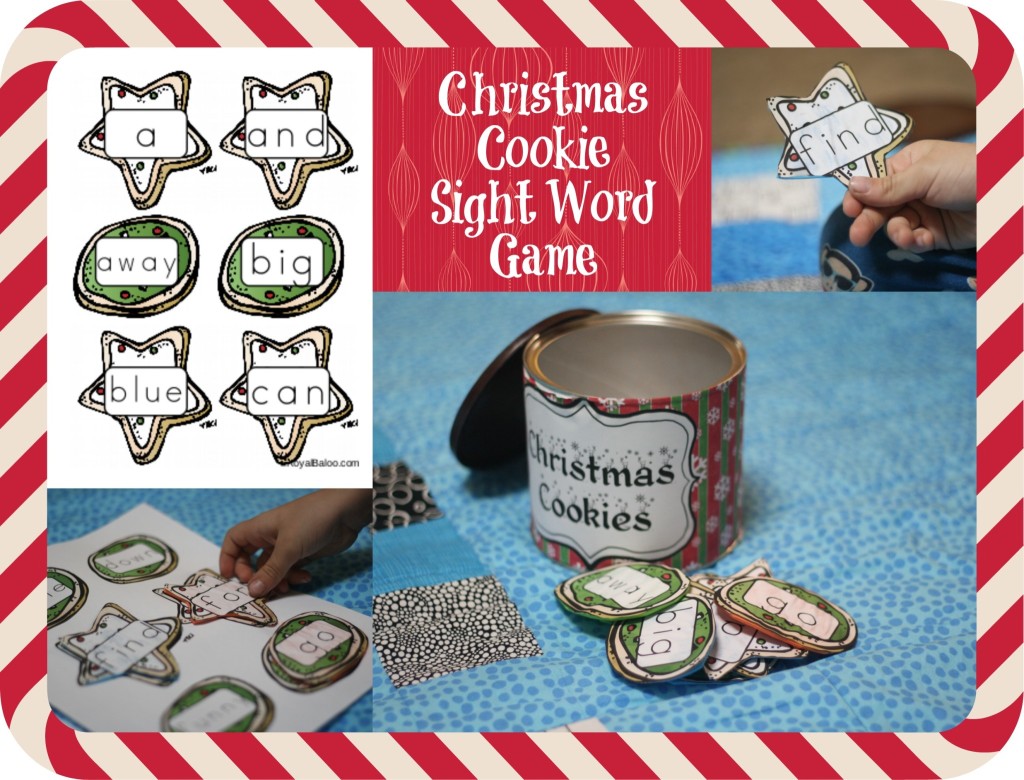 Christmas Cookie Sight Word Game → Royal Baloo