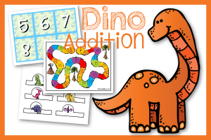 Dinosaur Addition Game → Royal Baloo