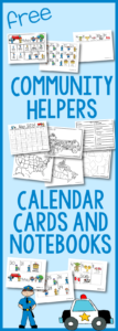 Community Helper Calendar Cards – Free! → Royal Baloo