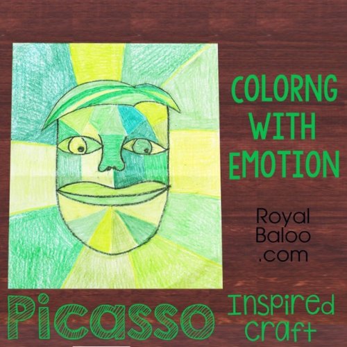 Pablo Picasso Portrait Craft → Royal Baloo