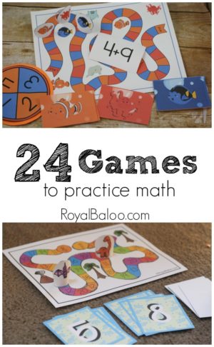 24 Math Games to Learn Math the Fun Way → Royal Baloo