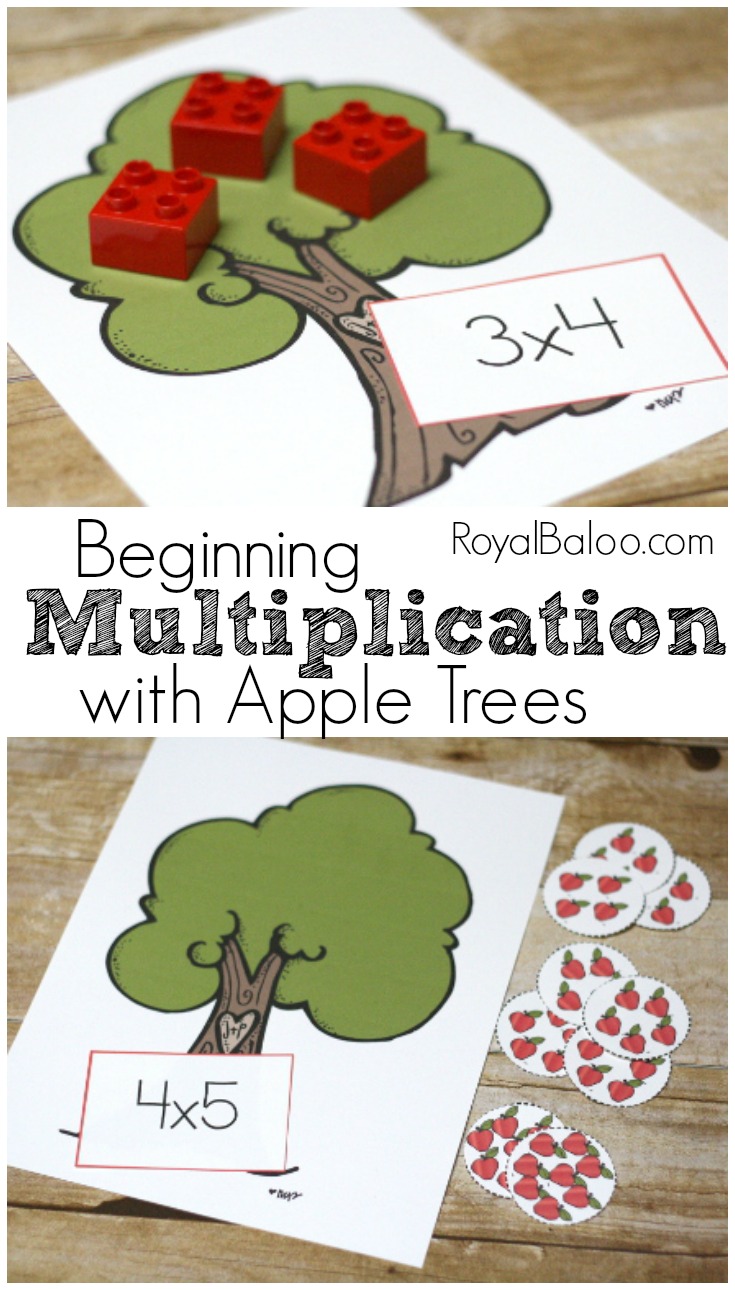 Learn Multiplication Free with an Apple Theme → Royal Baloo