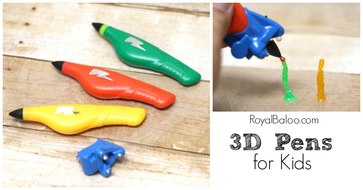 STEAM Activity with 3D Pens for Kids → Royal Baloo