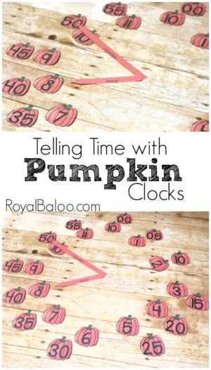 Pumpkin Time – Reading Clocks with Pumpkins → Royal Baloo