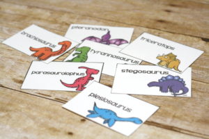 Dinosaur Syllable Challenge Cards for Kids → Royal Baloo