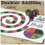 Frankenstein Doubles Addition Halloween Printable → Royal Baloo