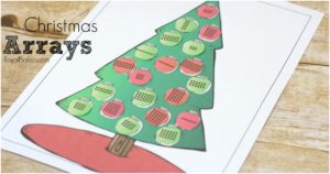 Christmas Tree Arrays for Multiplication Fun → Royal Baloo
