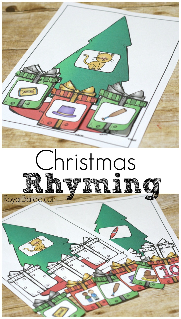 Free Christmas Rhyming Set For Beginning Readers Royal Baloo Free Christmas Rhyming Set For Beginning Readers Royal Baloo