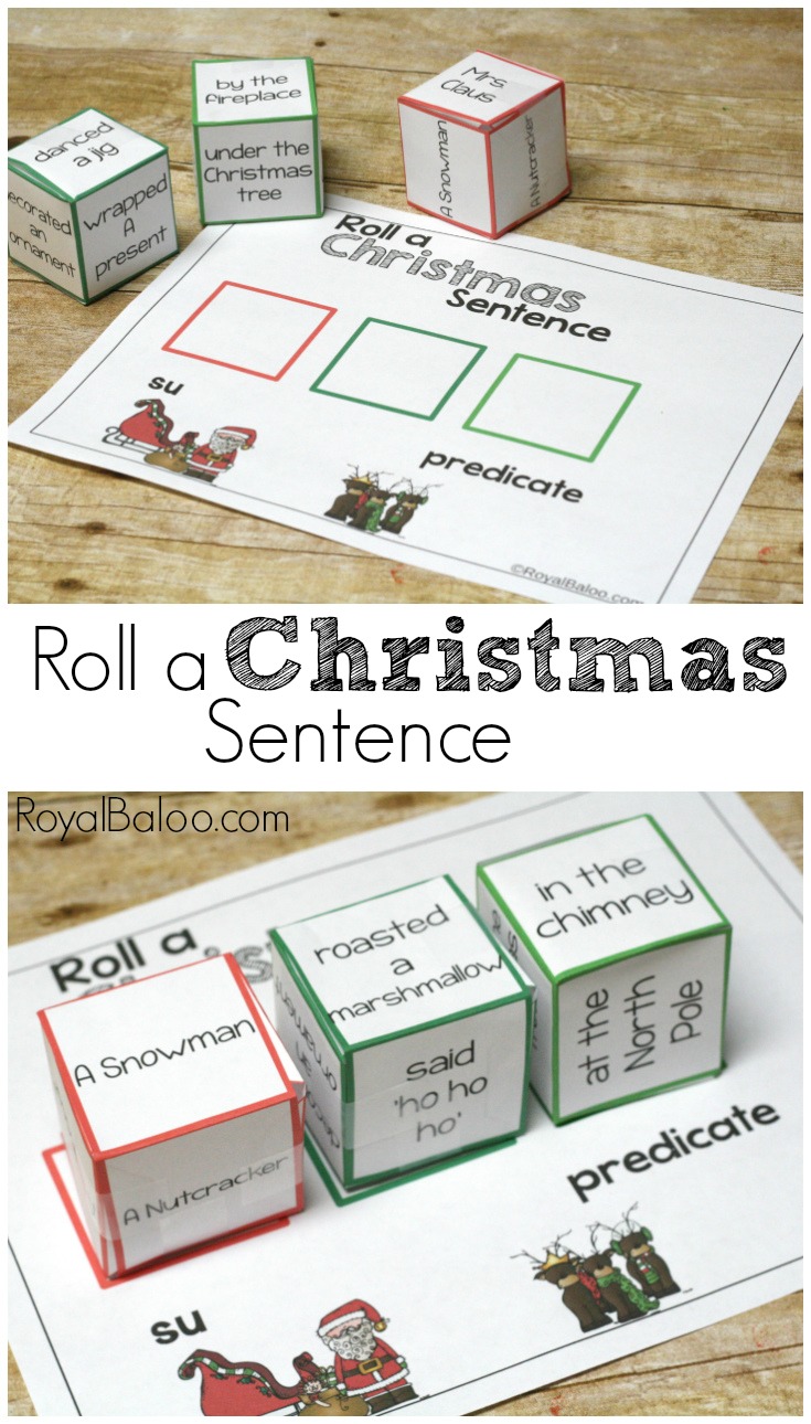 Roll a Silly Christmas Sentence → Royal Baloo