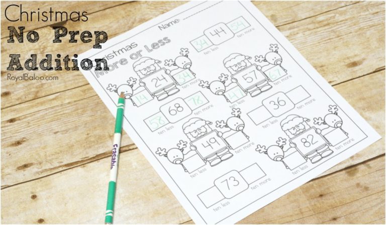 No Prep Christmas Addition Pack → Royal Baloo