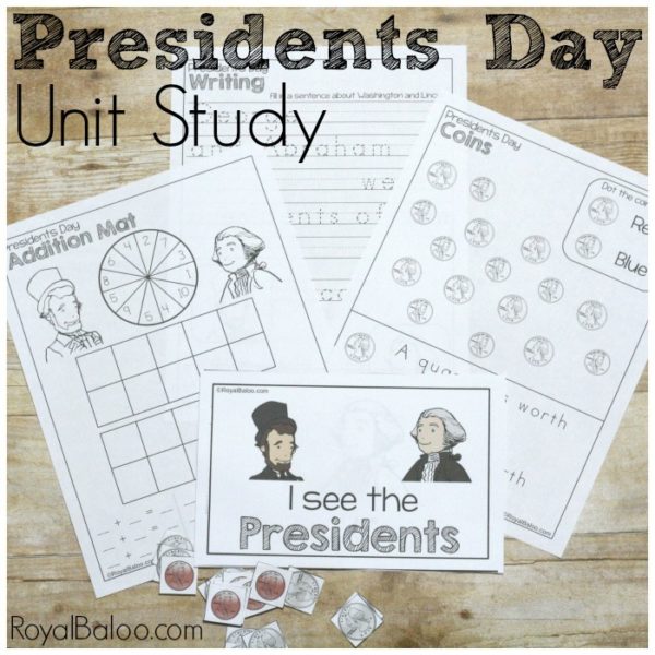 Presidents Day No Prep Printable Unit Study for Elementary → Royal Baloo