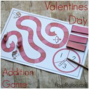 Fun Valentines Day Addition Game for Sums of 5 to 10 → Royal Baloo