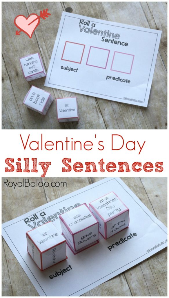 Valentines Day Silly Sentences → Royal Baloo