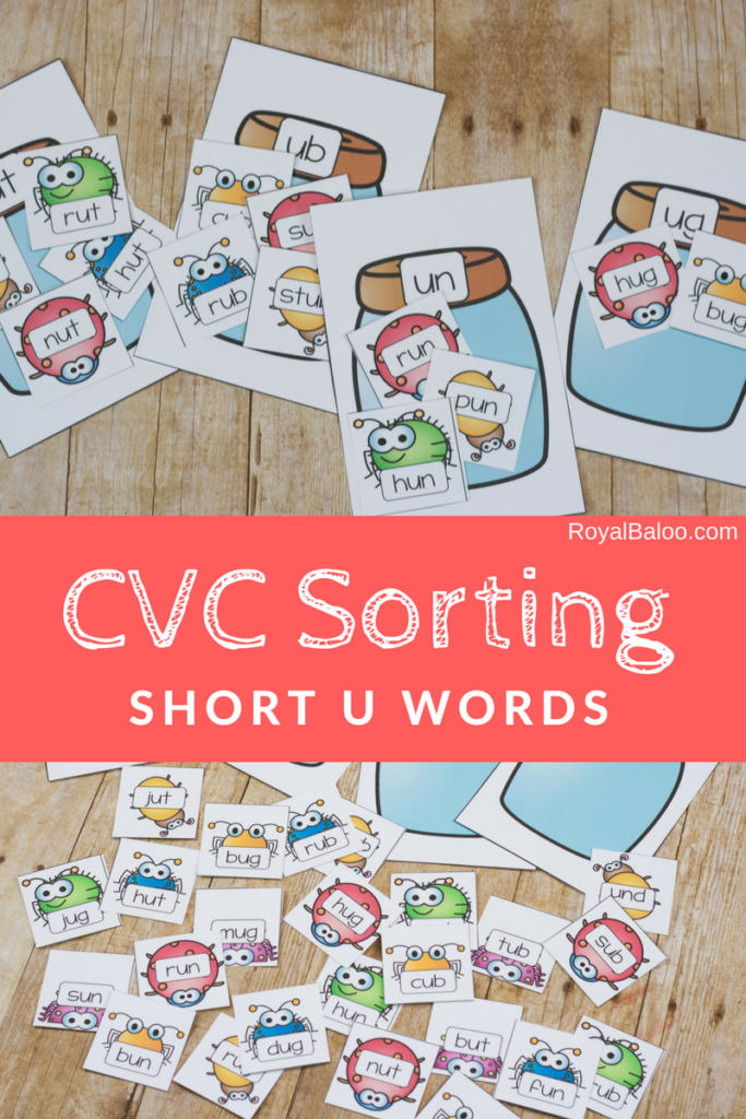 Learning to Read with Buggy CVC Short U Word Sort → Royal Baloo
