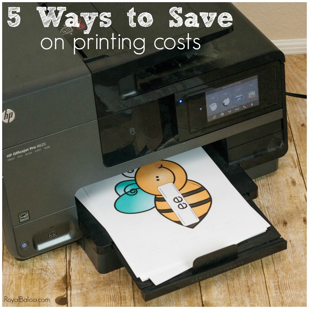 5 Ways to Print Everything and Save Money → Royal Baloo