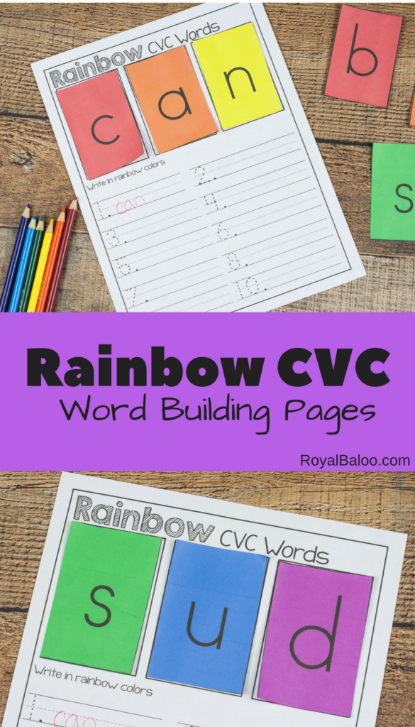 Learn to Read with Rainbow CVC Words → Royal Baloo