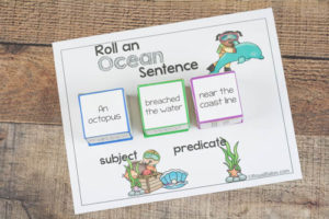 Ocean Silly Sentences for Reading, Writing, and Vocabulary → Royal Baloo