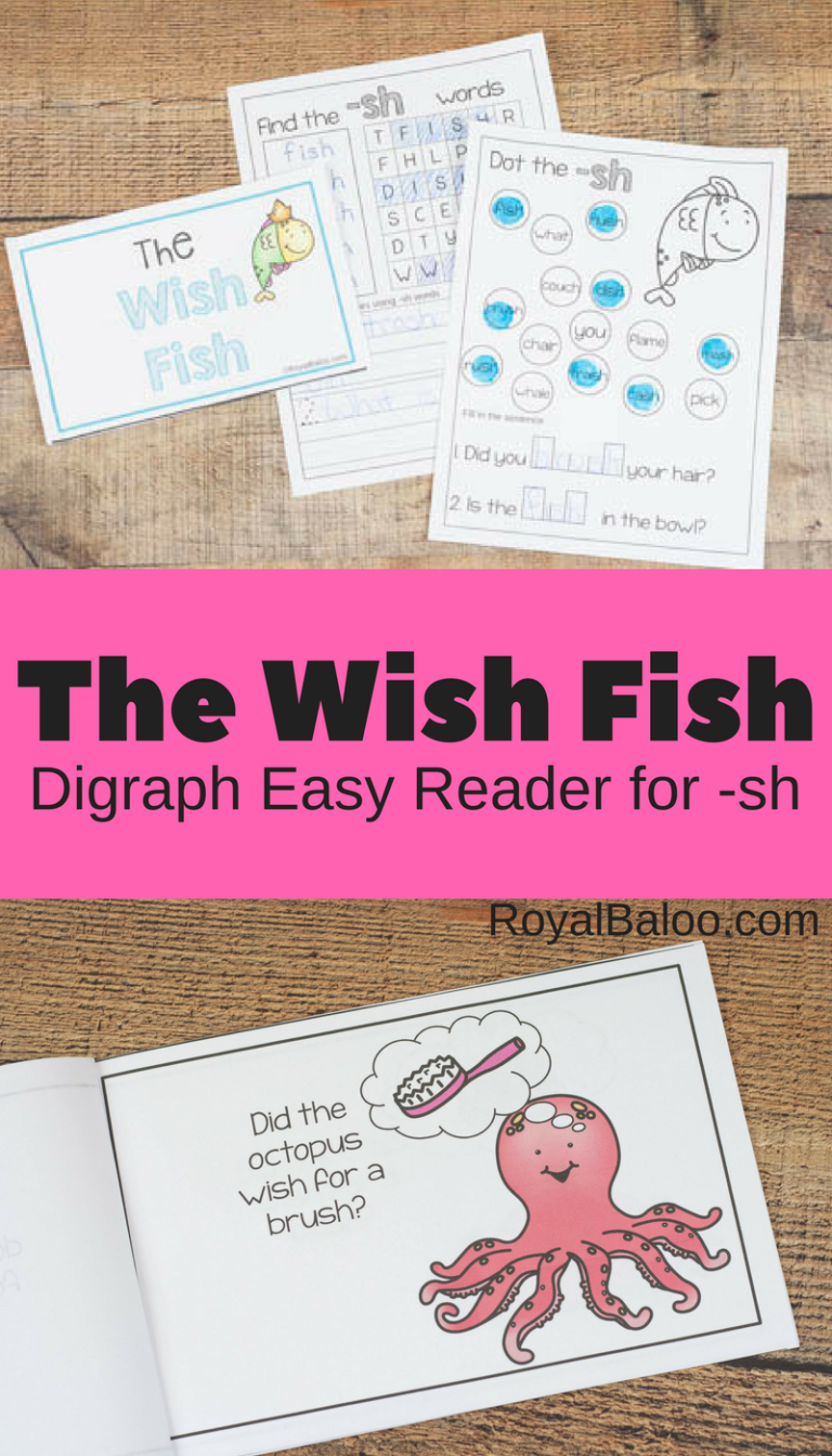 Ocean Digraph Easy Reader Book for Beginning Readers → Royal Baloo