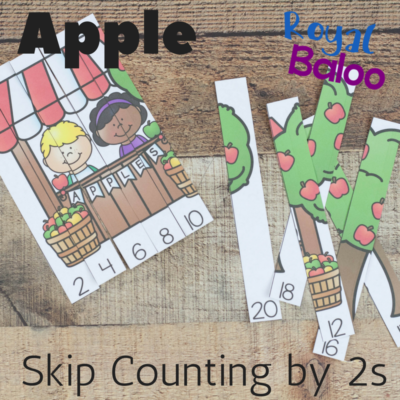 Apple Skip Counting by 2s Puzzles → Royal Baloo