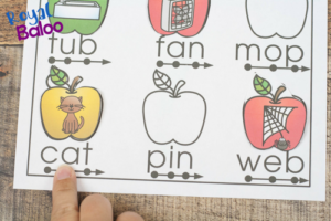 Apple Beginning Reading with CVC Words → Royal Baloo