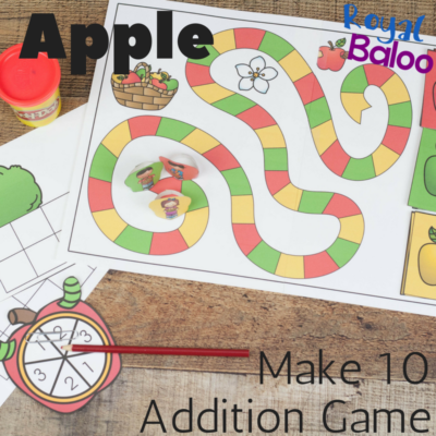 Hands on Addition with the Apple Make 10 Addition Game → Royal Baloo