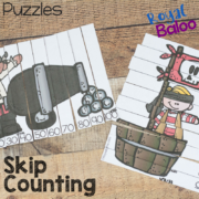 Pirate Skip Counting Puzzles for Beginning Multiplication → Royal Baloo
