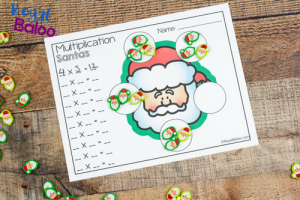 Christmas Mini Eraser Math Sets for Santa and Candy Canes → Royal Baloo