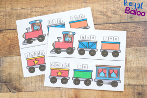 Train Sight Word Game – Great Reading Practice → Royal Baloo