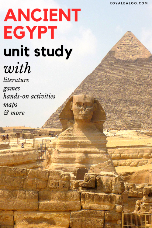 Ancient Egypt Unit Study with Literature, Hands-on Activities, and more ...