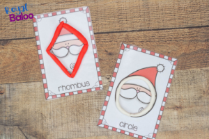 5 Santa Shape Activities for Preschoolers → Royal Baloo