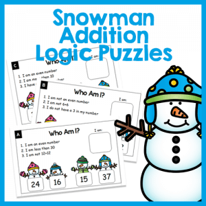 Snowman Addition Logic Puzzles → Royal Baloo
