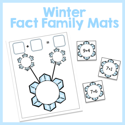 Winter Fact Family Mats → Royal Baloo