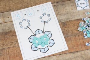 Winter Themed Mats for Fact Families and Addition → Royal Baloo