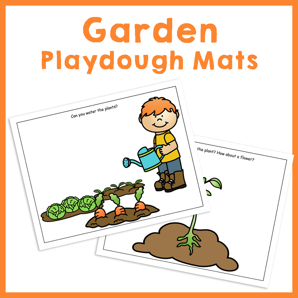 Garden Playdough Mats → Royal Baloo