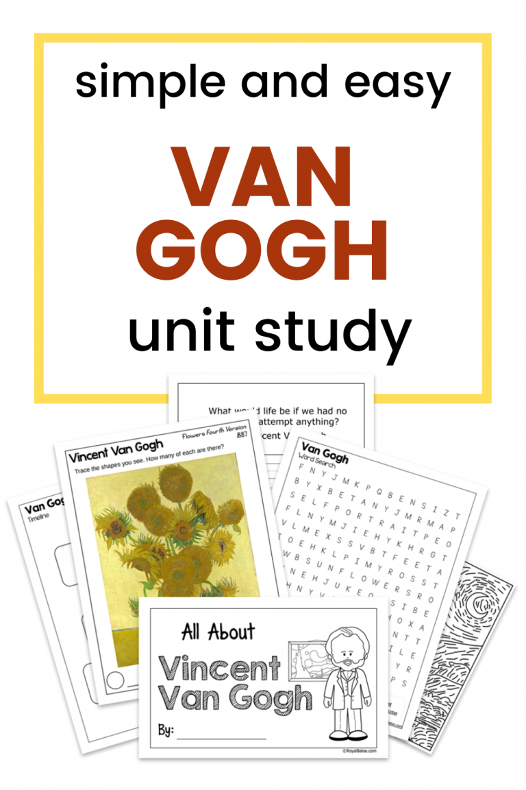 Simple and Easy Van Gogh Unit Study → Royal Baloo