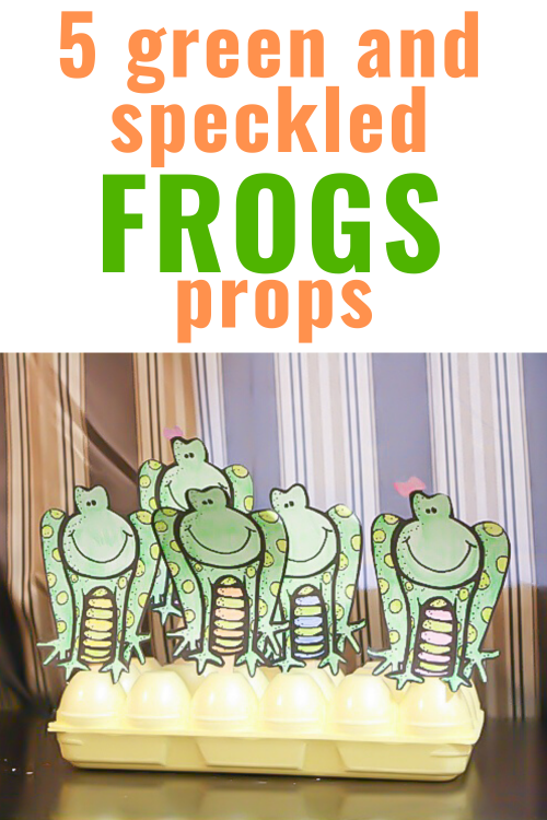 Five Green and Speckled Frogs and Counting Printables → Royal Baloo