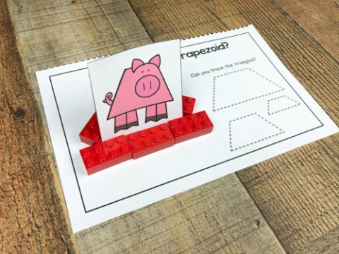 Three Little Pigs Shape Challenge → Royal Baloo