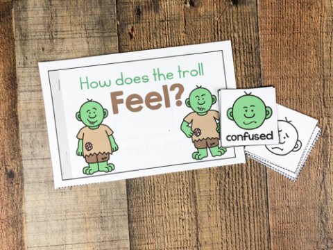 Troll Emotions Activity for Kids → Royal Baloo