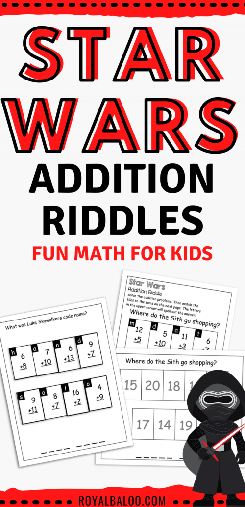 Star Wars Addition Riddles → Royal Baloo