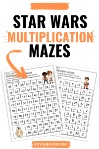 Star Wars Multiplication Mazes → Royal Baloo
