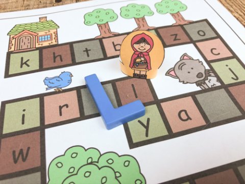 Little Red Riding Hood Letter Sounds Game → Royal Baloo