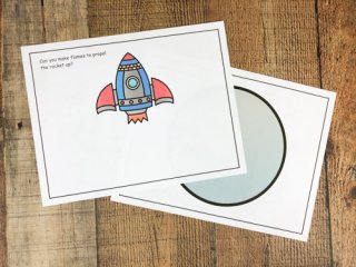 Space Play Dough Counting Mats for Preschool → Royal Baloo