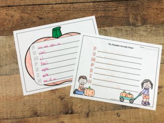 Pumpkin Acrostic Poem → Royal Baloo
