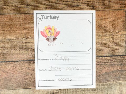 I Can Draw and Write Thanksgiving → Royal Baloo