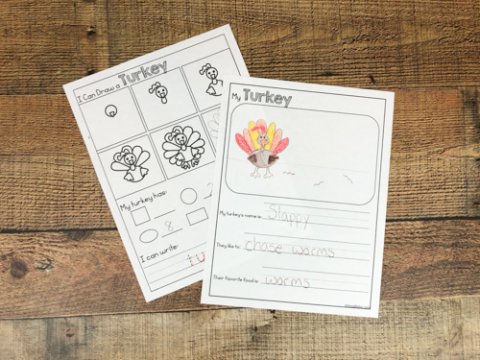 I Can Draw and Write Thanksgiving → Royal Baloo