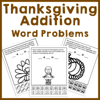 Thanksgiving Addition Word Problems → Royal Baloo